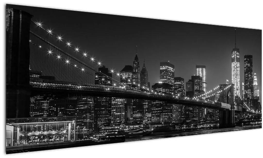 Obraz Brooklyn mostu v New Yorku (145x58 cm), 40 dalších rozměrů