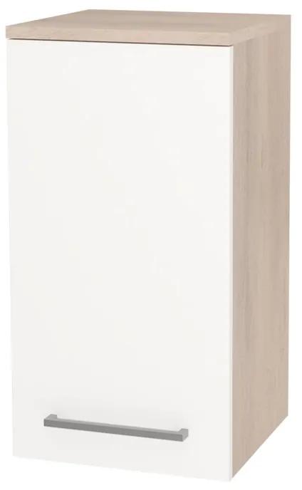 Mereo Bino koupelnová skříňka horní 63 cm, levá, Multidecor, Dub Patinovaný CN695DUP1
