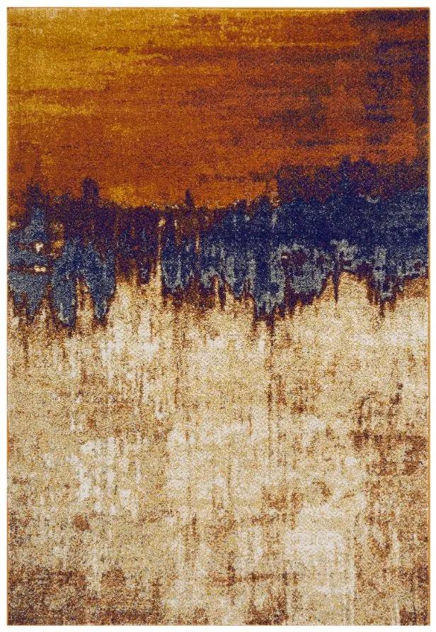 Oranžový  koberec Dinamo Abstract Orange Rozměry: 160x230 cm