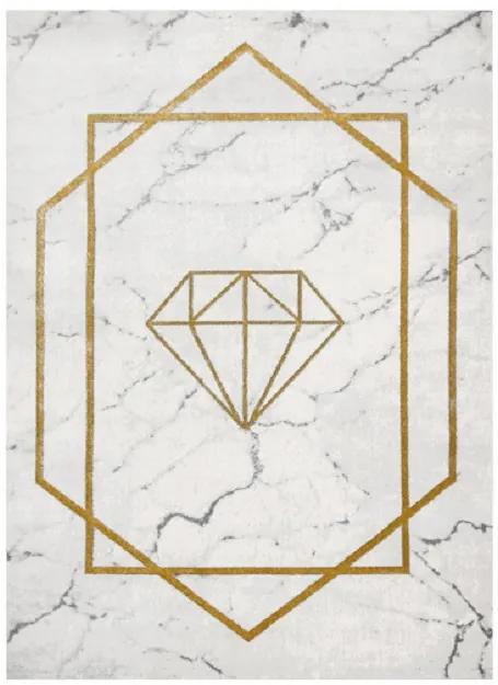 Hans Home | Kusový koberec Emerald diamant 1019 cream and gold - 140x190