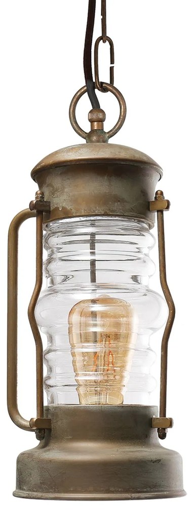 Závěsné světlo Antiko tvar lucerny, voděodolné