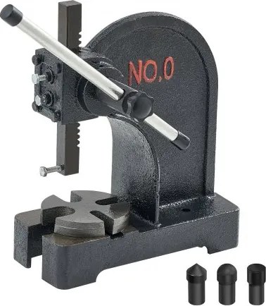 Vřetenový lis, 0,5 tunový ruční vřetenový lis, 11,7 cm