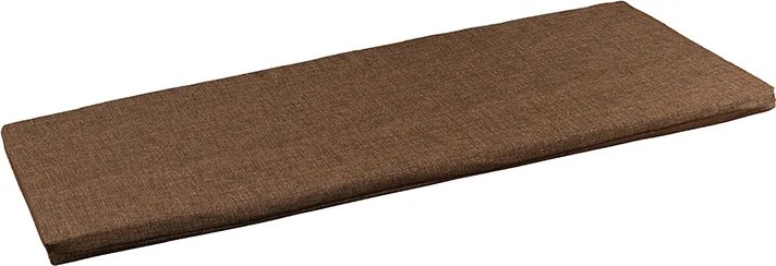 Bellatex Sedák na lavici hladký Hnědá 40x120 cm