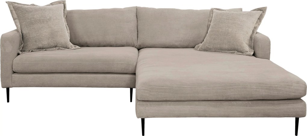 XXXLutz ROHOVÁ SEDAČKA, textil, světle hnědá P & B - Sedací soupravy - 002330003405
