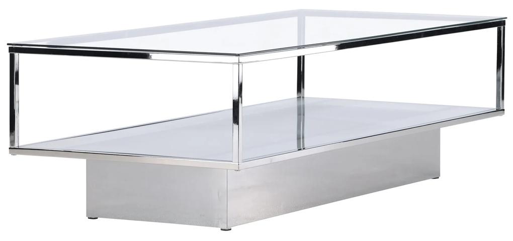Konferenční stolek Maglehem, průhledný, 130x60x38