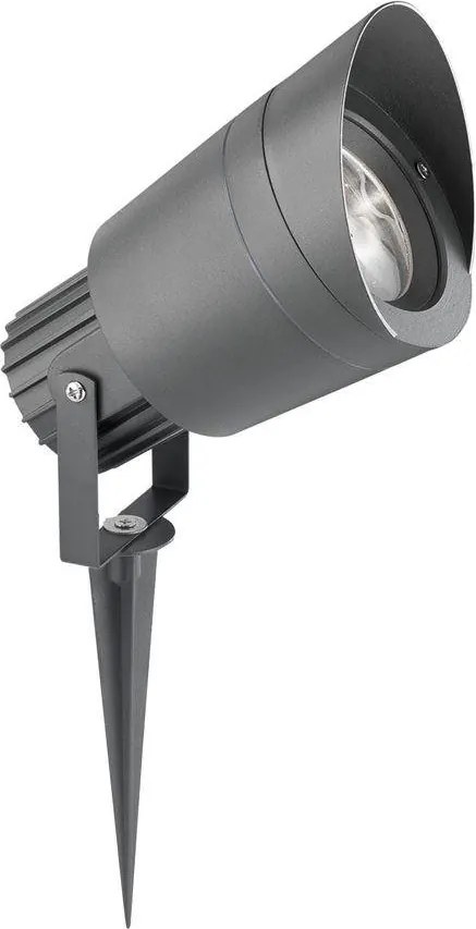 NV 767801 Venkovní svítidlo s bodcem INSIDE tmavě šedý hliník a sklo GU10 1x7W 220-240V IP54 bez žárovky - NOVA LUCE