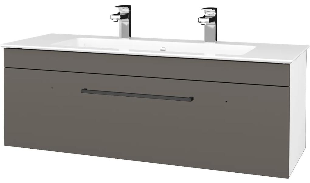 Dřevojas Koupelnová skříň ASTON SZZ 120 Varianta: D09 Arlington / Úchytka T03 / D09 Arlington