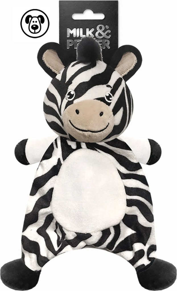 MILK&PEPPER Plyšová hračka pro psy zebra Kojo