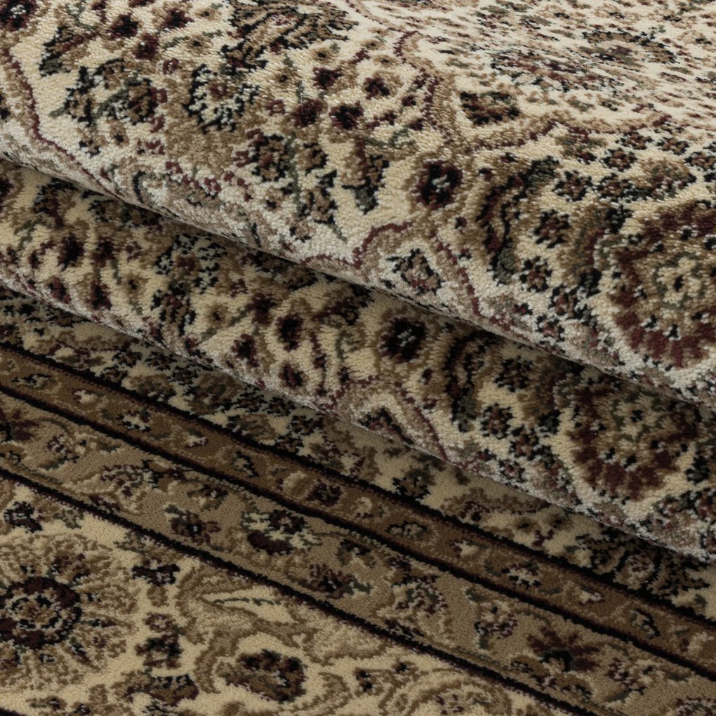 Ayyildiz, Kusový koberec Kashmir 2602 beige, 200x290, béžová, obývací pokoj