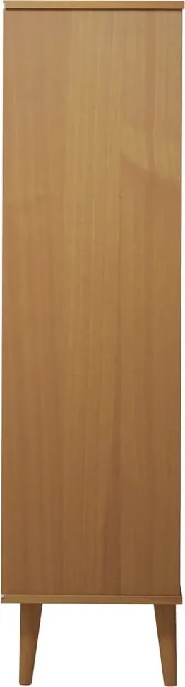 vidaXL Knihovna MOLDE 90 x 35 x 133,5 cm masivní borové dřevo [350516] Barva: Bílá