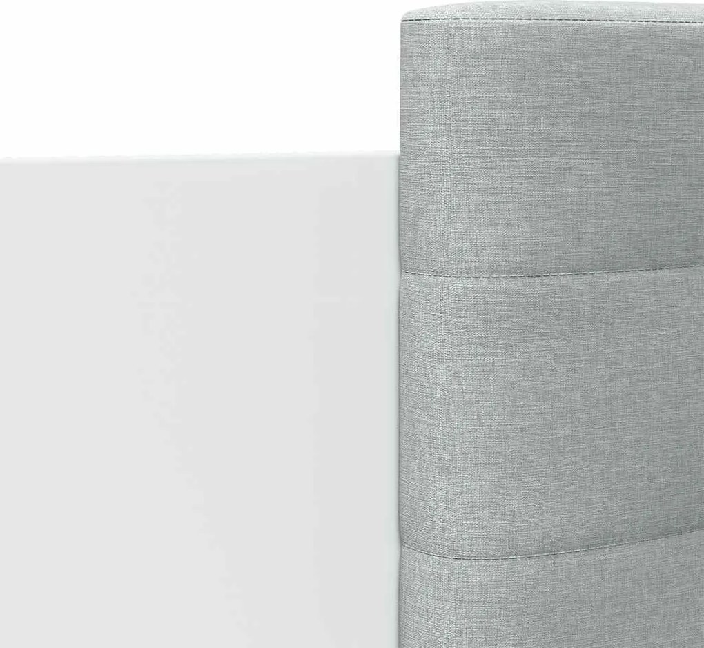 Rám postele s čelem bílý 90 x 200 cm kompozitní dřevo 3209940
