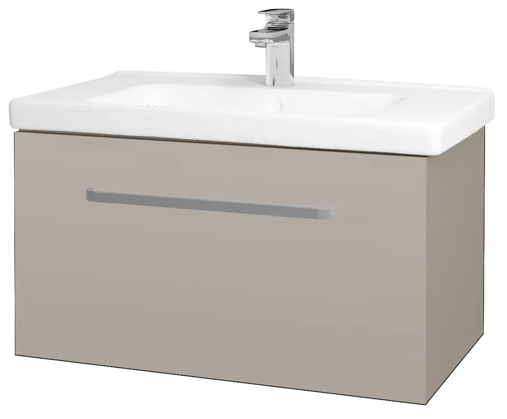 Dřevojas Koupelnová skříň BIG INN SZZ 80 Varianta: N01 Bílá lesk / Úchytka T01 / D17 Colorado