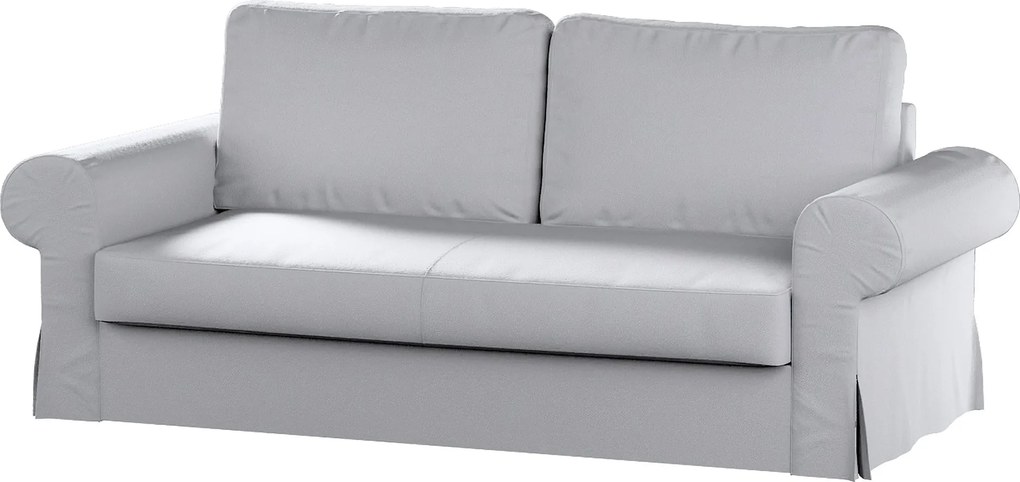 Potah na pohovku IKEA Backabro,  3-místná, rozkládací barva bílá látka pletený vzor
