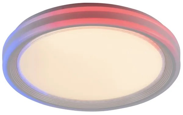 Leuchten Direkt 15154-16-LED RGB Stmívatelné stropní svítidlo EDGING 39W/230V+DO