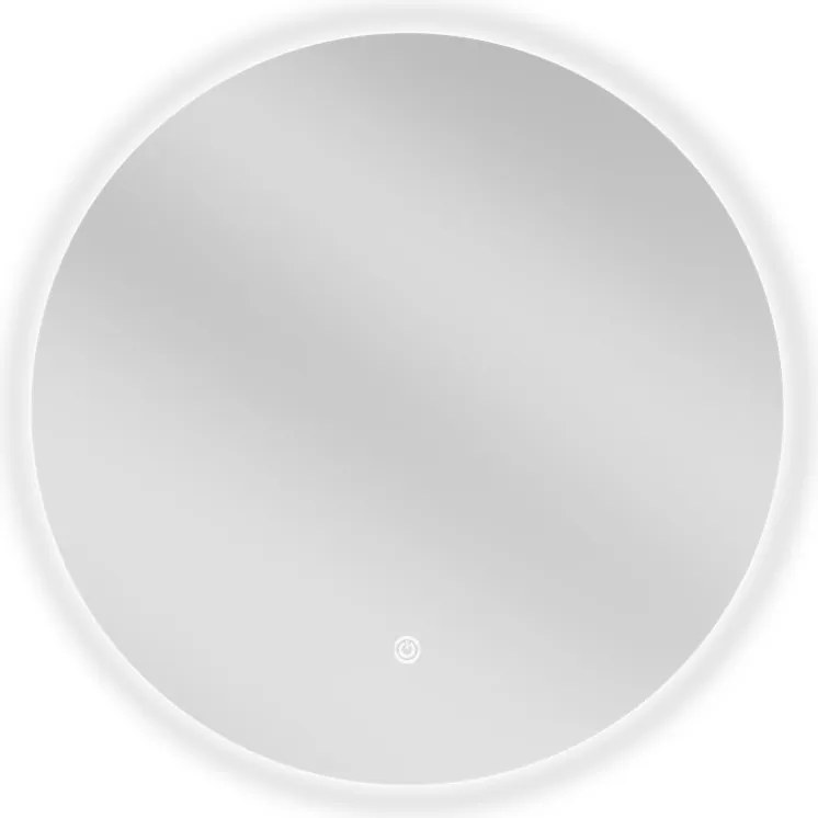 Mexen Erg, kulaté LED podsvícené koupelnové zrcadlo 50 cm, 6000K, topná podložka proti zamlžování, 9823-050-050-611-00