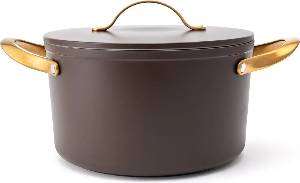 Elmich Nepřilnavý keramický hrnec Zen Ø 24 cm (5,5 l) - hnědo zlatá