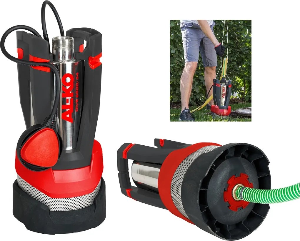 AL-KO DIVE 6500/34 Premium Ponorné čerpadlo s výtlakem 34 m, 230 V, 1000 W (113884) – Servis ČR