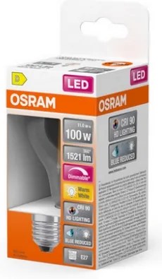 LED žárovka E27 OSRAM Filament 11W (100W) teplá bílá (2700K) stmívatelná