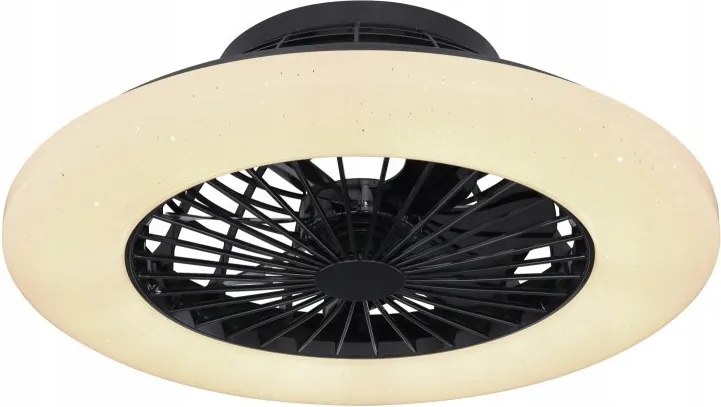 Led stropní ventilátor Travo 30 W, stmívatelný, variabilní barva světla