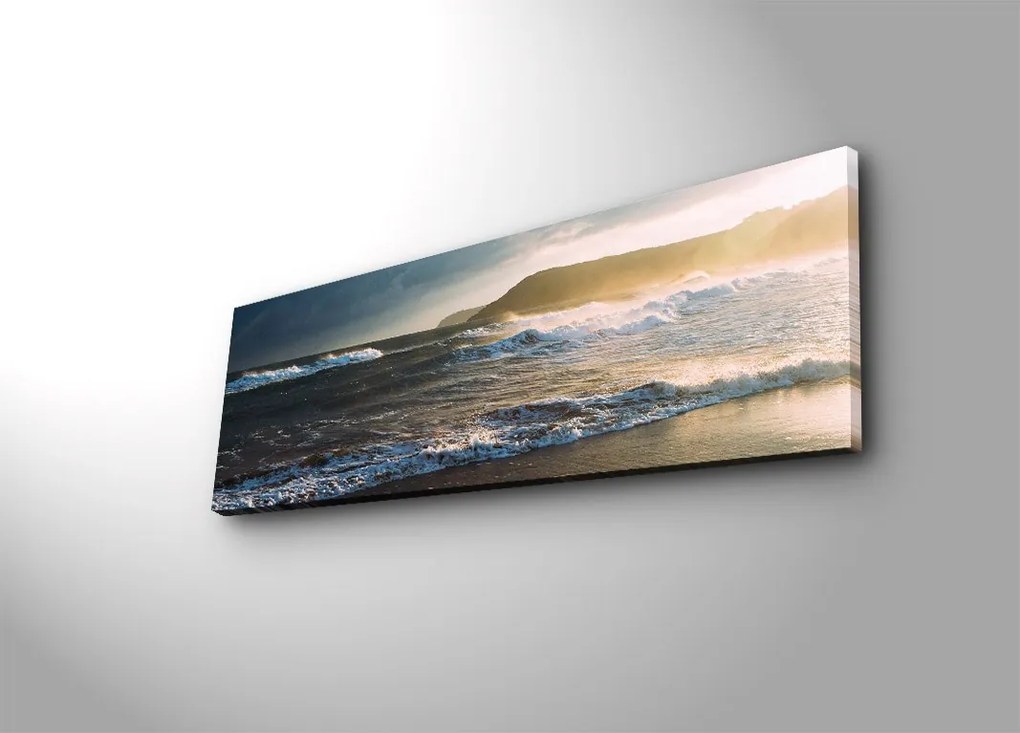 Obraz s led osvětlením Poseidon 90x30 cm