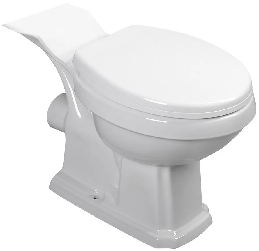 Aqualine ANTIK WC kombi mísa, bílá - AK107-432