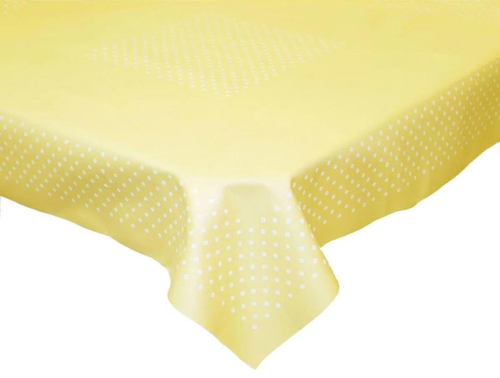 Forbyt, Ubrus bavlněný, Exclusive, žlutý 110 x 130 cm