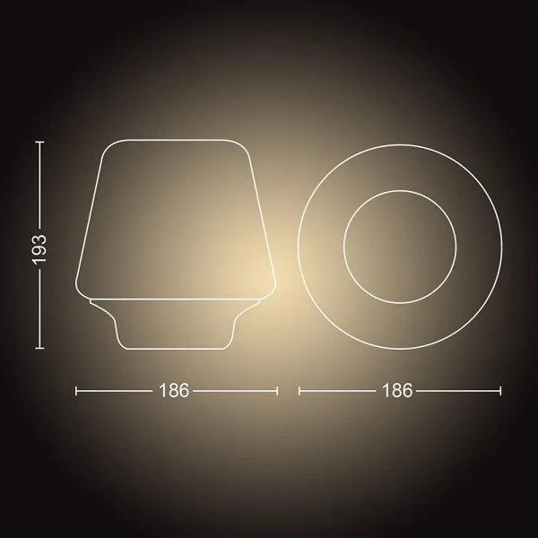 Philips 40801/30/P6 - LED Stmívatelná lampa Hue WELLNESS 1xE27/8,5W/230V + DO
