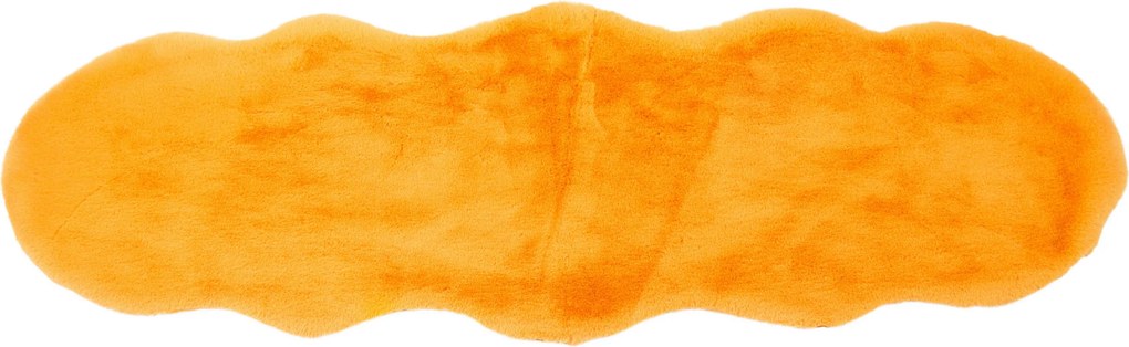 XXXLutz UMĚLÁ KOŽEŠINA, 55/160 cm, oranžová - Kůže - 003580043952