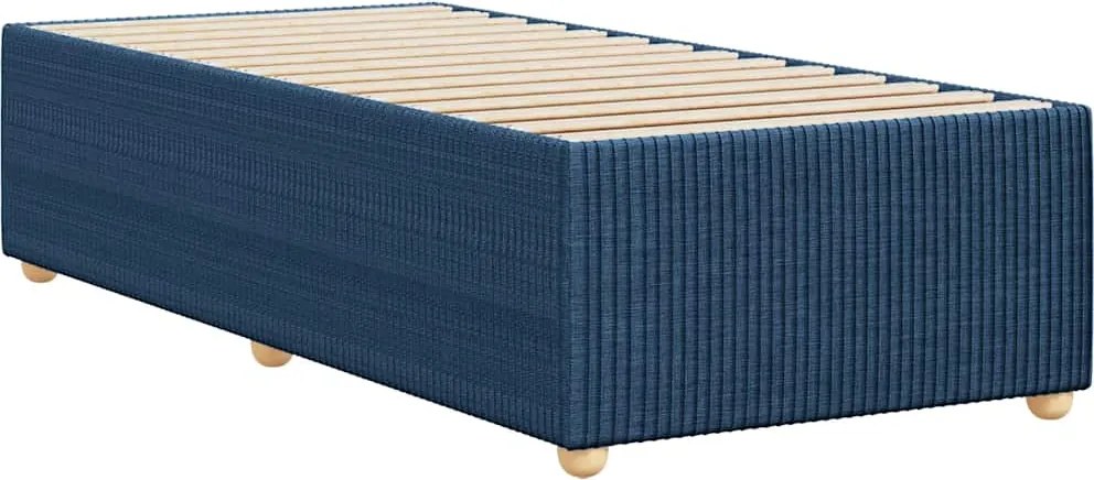 Rám postele bez matrací modrá 100x200 cm textil 3284920