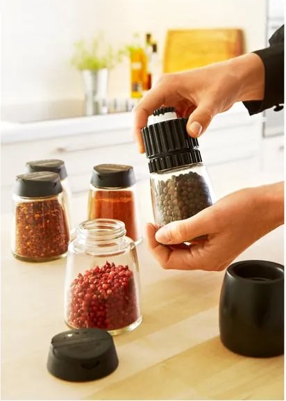 IKEA 365+ IHÄRDIG Spice mill, black, 12.5 cm