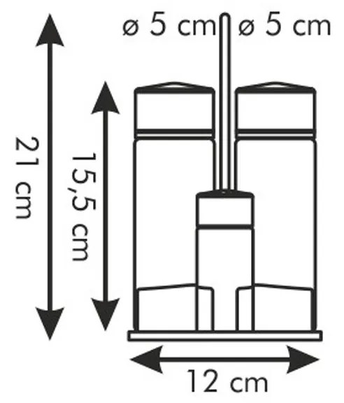 TESCOMA Souprava olej, ocet, sůl a pepř CLUB