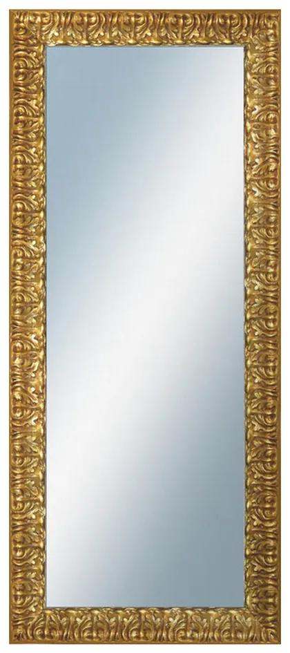 DANTIK - Zarámované zrcadlo - rozměr s rámem cca 60x140 cm z lišty ZVRATNÁ zdobná zlatá (2888)