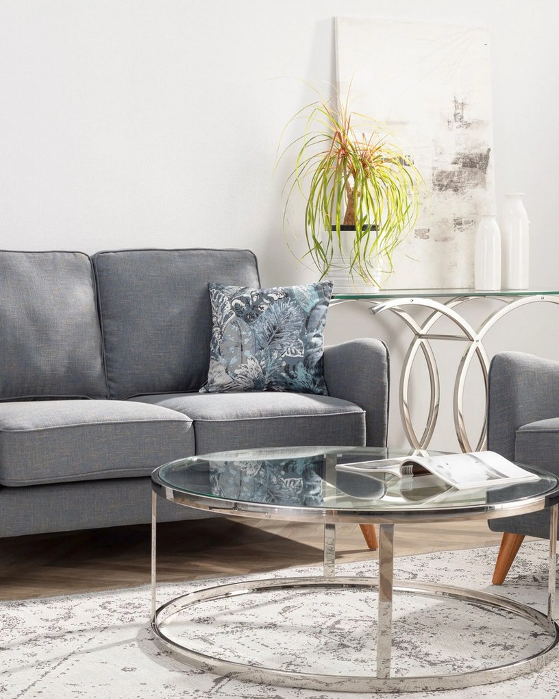 Pohovka Venuste denim blue/brown 2-místná