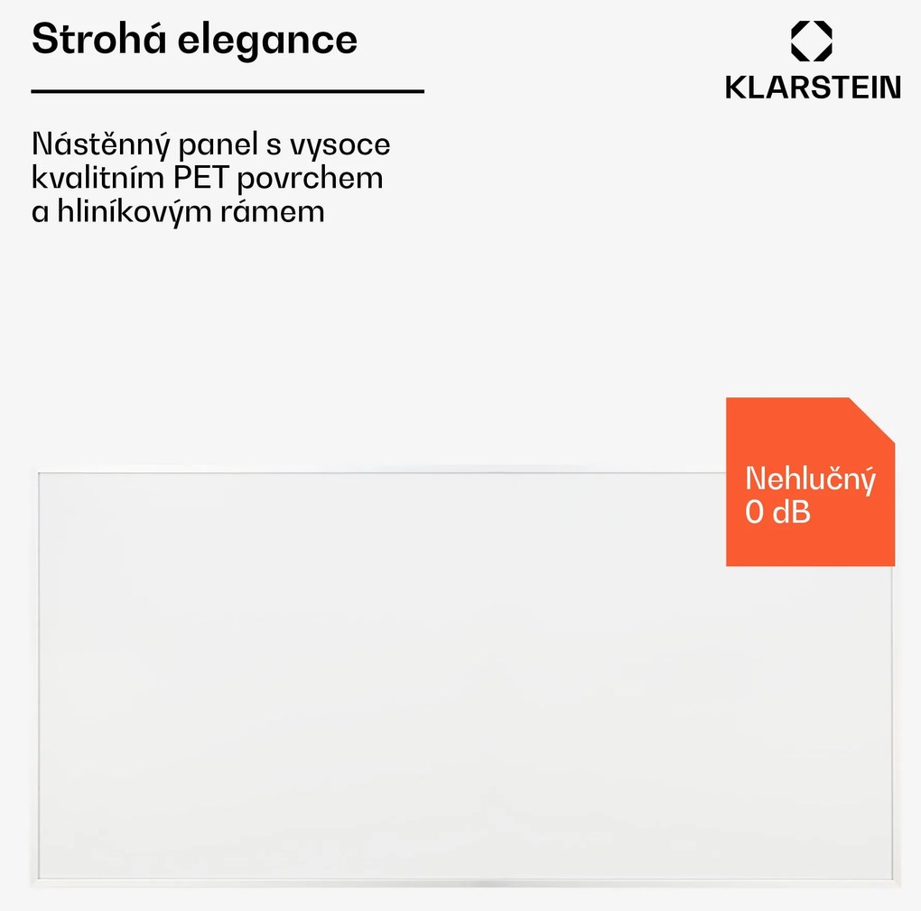 Klarstein Wonderwall Smart infračervený ohřívač 60x120cm App 720W časovač IP24