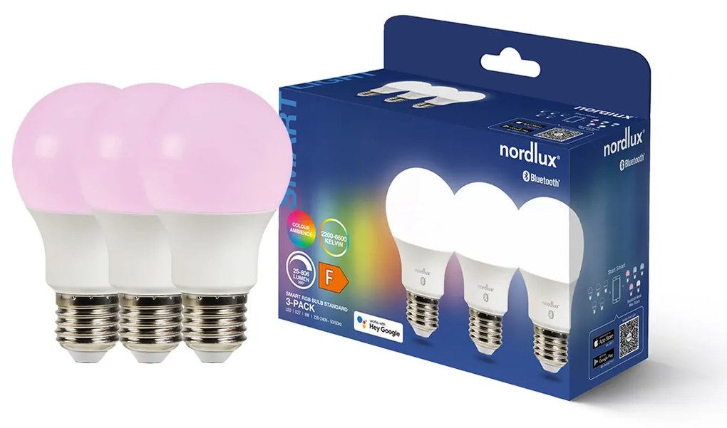 Nordlux Smart LED žárovka E27 set 3 ks