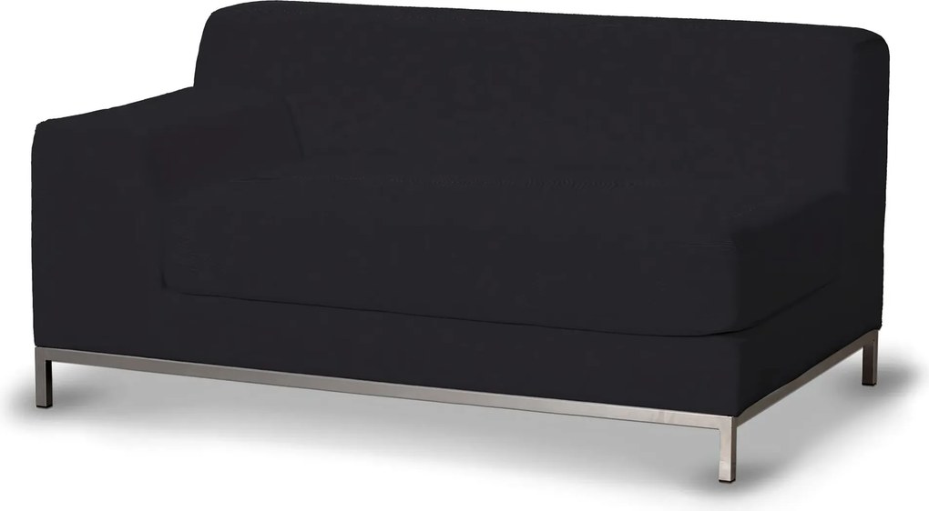 Potah na pohovku IKEA , levé provedení Kramfors 2-místná barva černá látka pletený vzor