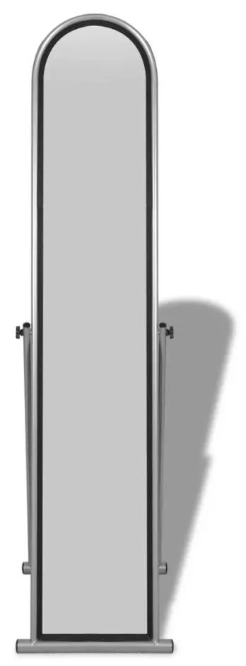 Volně stojící podlahové obdélníkové zrcadlo | šedé