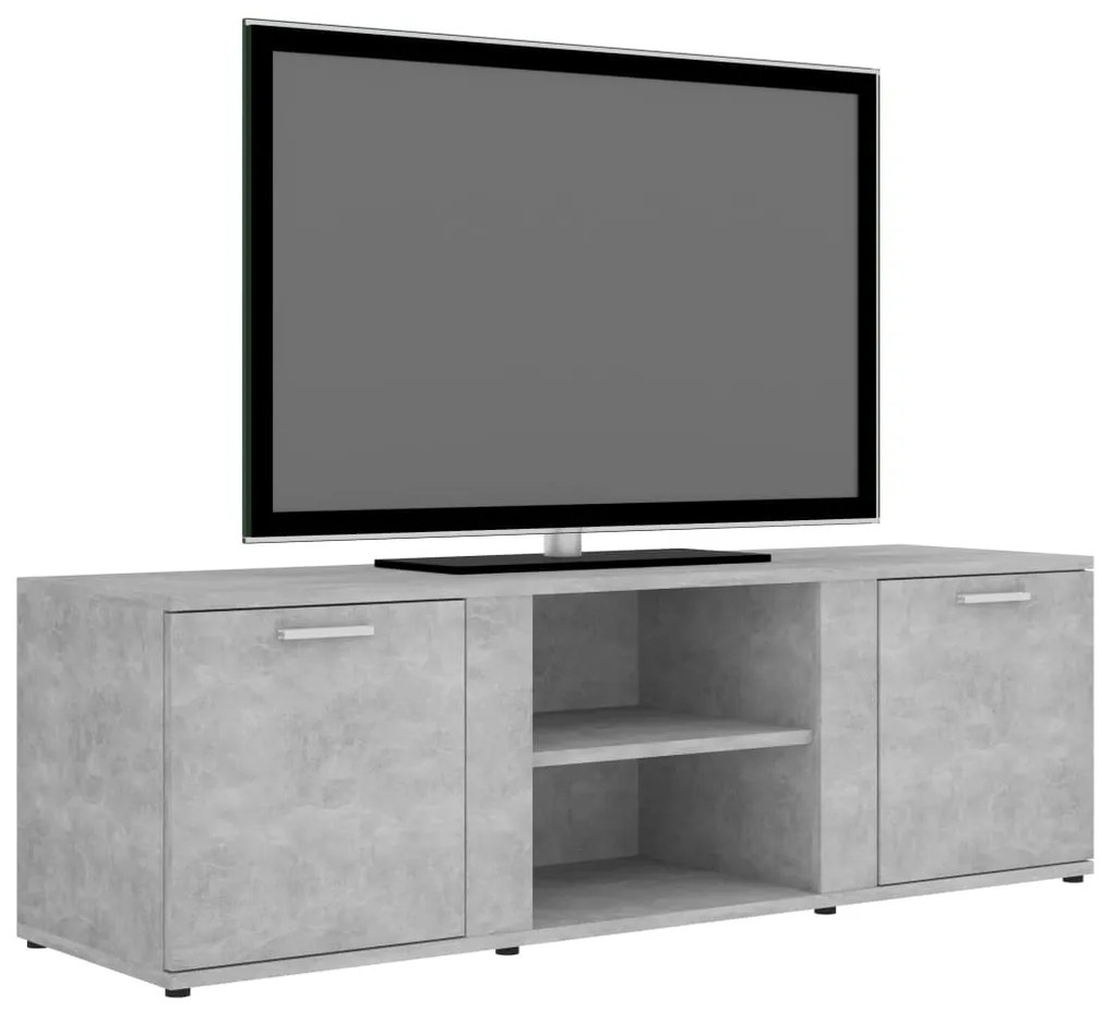 vidaXL Marketos TV stolek betonově šedý 120 x 34 x 37 cm kompozitní dřevo