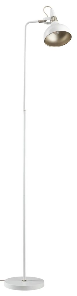 Paulmann 78483 Juna, bílá stojací lampa z kovu, 1xE14, výška 158cm