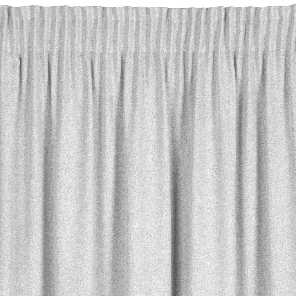 ZÁVĚS NA PÁSCE ERIS 135X270 CM STŘÍBRNÁ