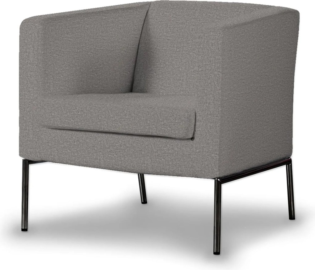 Potah na křeslo IKEA Klappsta barva šedá látka pletený vzor