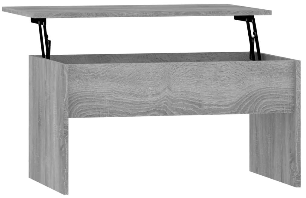 vidaXL Konferenční stolek šedý sonoma 80x50,5x41,5 cm kompozitní dřevo