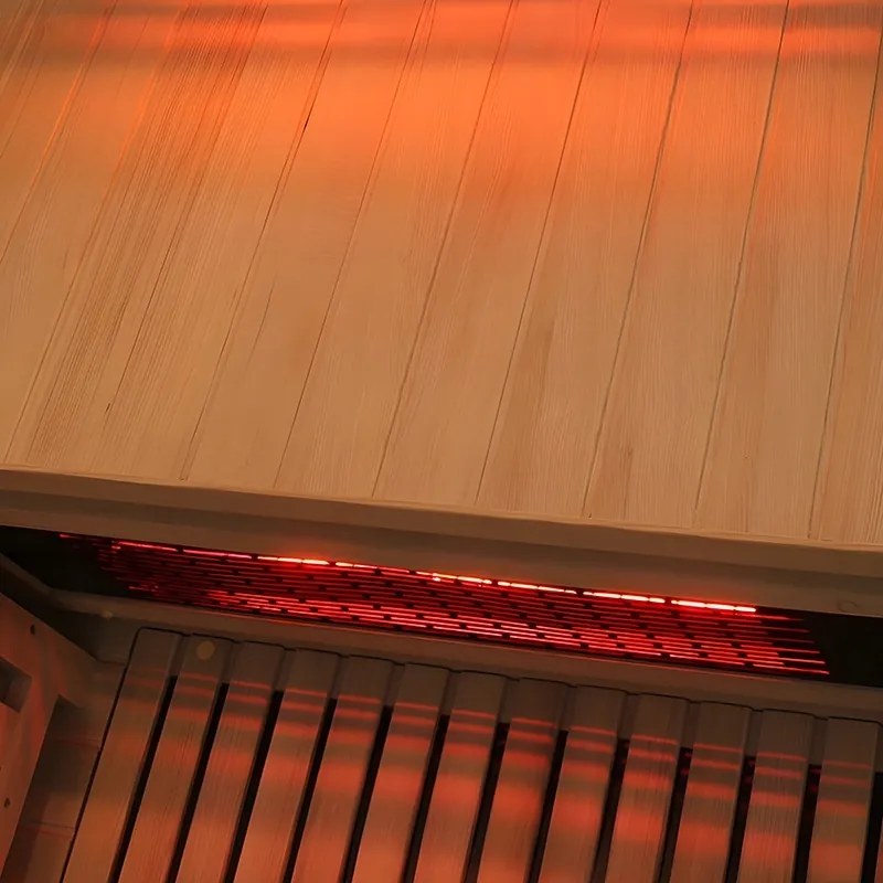 BPS-koupelny Kombinovaná sauna 2v1 HYD-7524 - Infrasauna + finská sauna 150x150, 4-5 osob