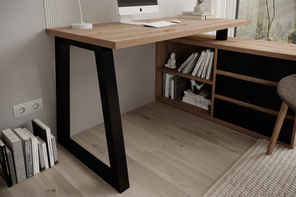 ADRK Furniture Rohový stůl Iwo II ADRK-DE-IWO-II-ART-B