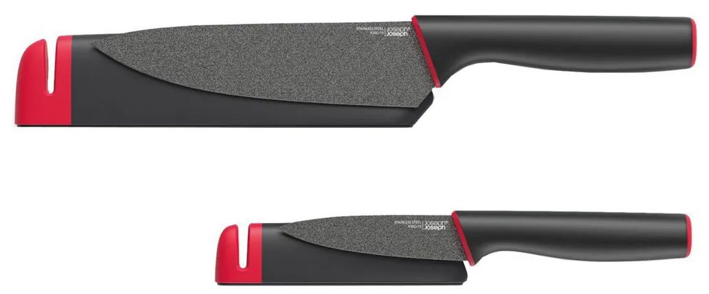 Joseph Joseph Sada kuchařského a loupacího nože s brouskem Slice&Sharpen™