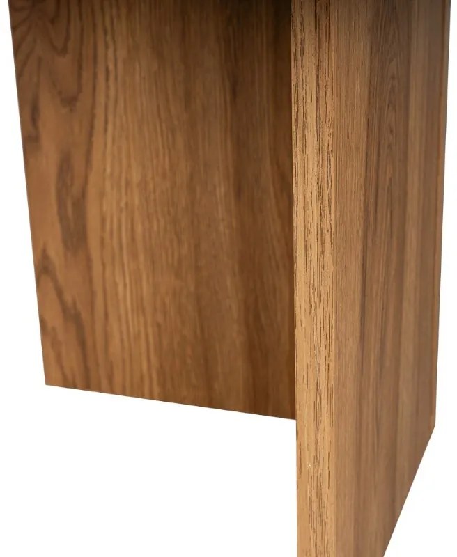 Designový konferenční stolek Quinlan 120 cm hnědý