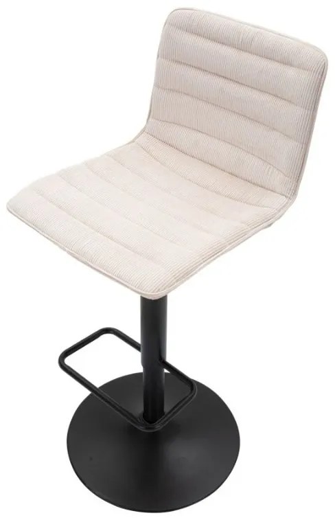 Designová barová otočná židle Camaxtli bílá