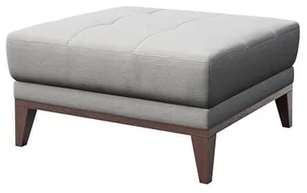 Otoman musso tufted světle šedý MUZZA