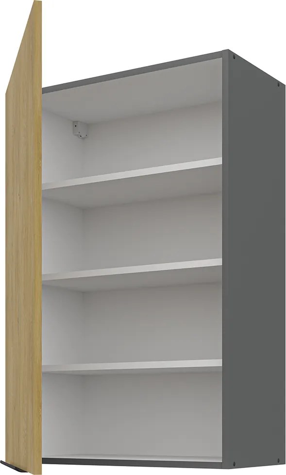 CREMONA ac | horní skříňka 60 G-90 1F policová | 60 cm | VYSOKÁ | antracit/cremona