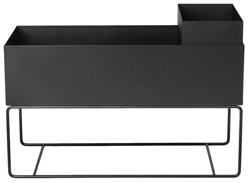 FERM LIVING Truhlík Plant Box Large, Black